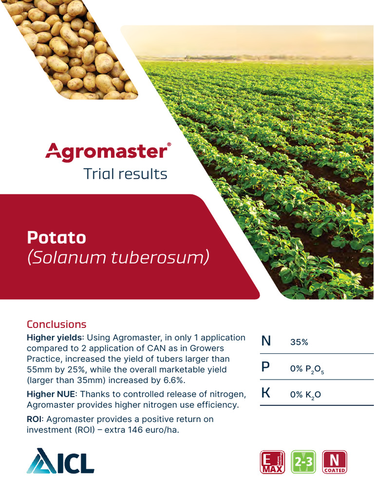 Agromaster Potato Trial Germany Eng | PDF