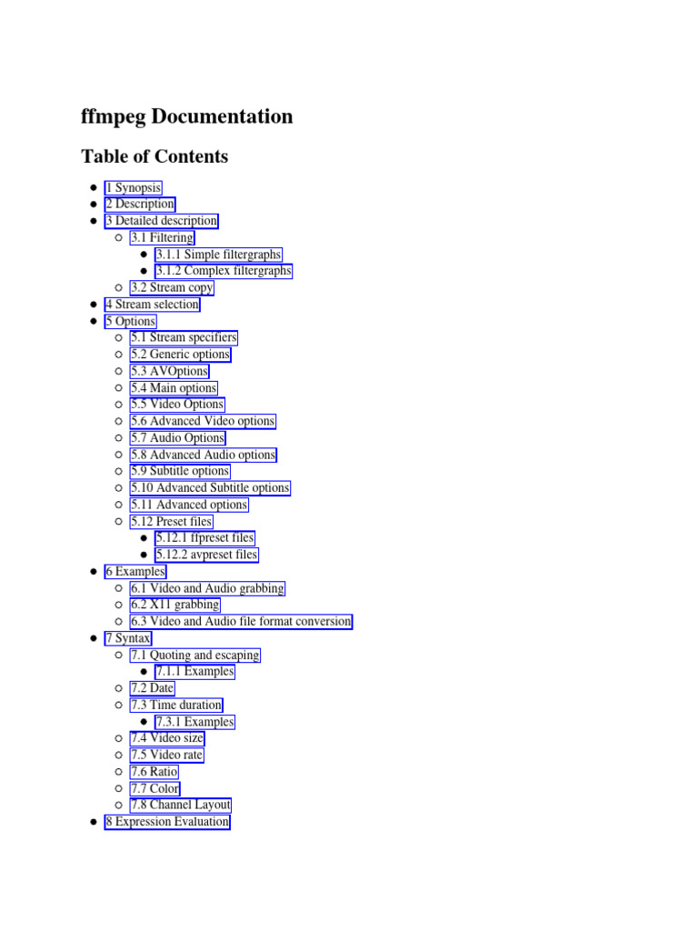 FFmpeg Guide for Developers | PDF