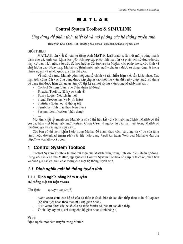 CTRL Simulink Update | PDF CTRL Simulink Update | PDF