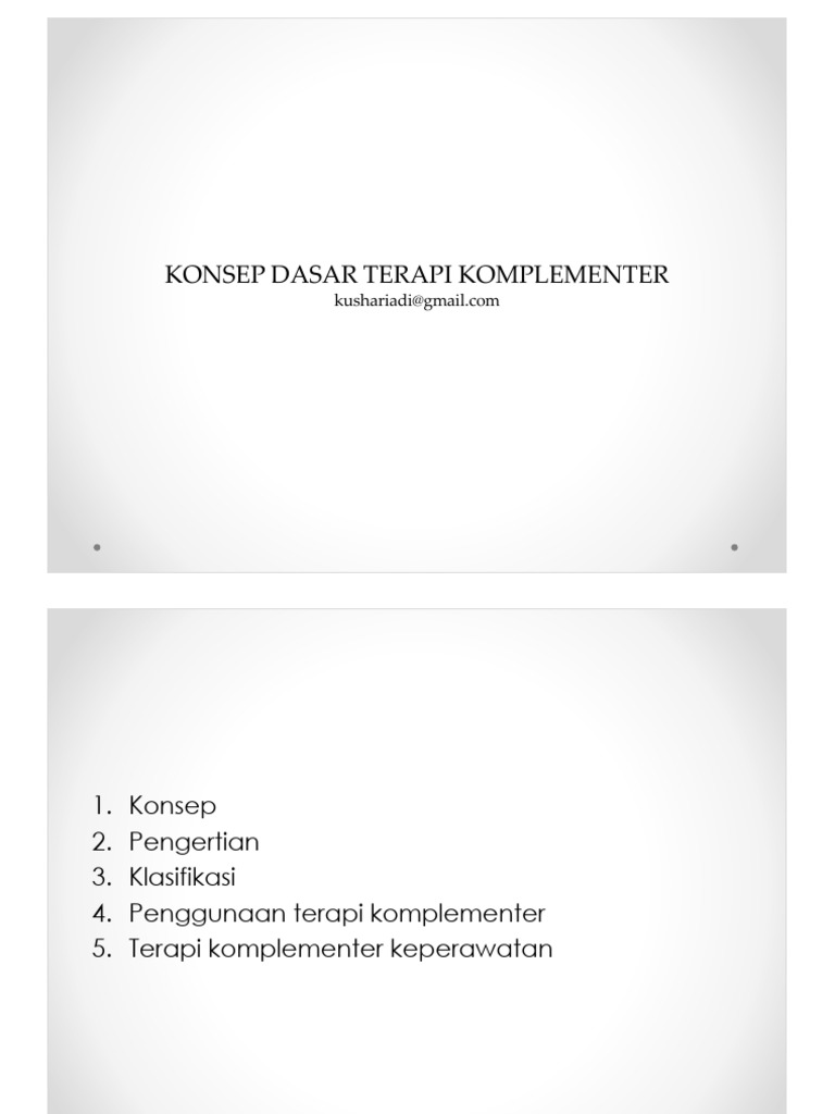 2.konsep Terapi Komplementer-2 | PDF