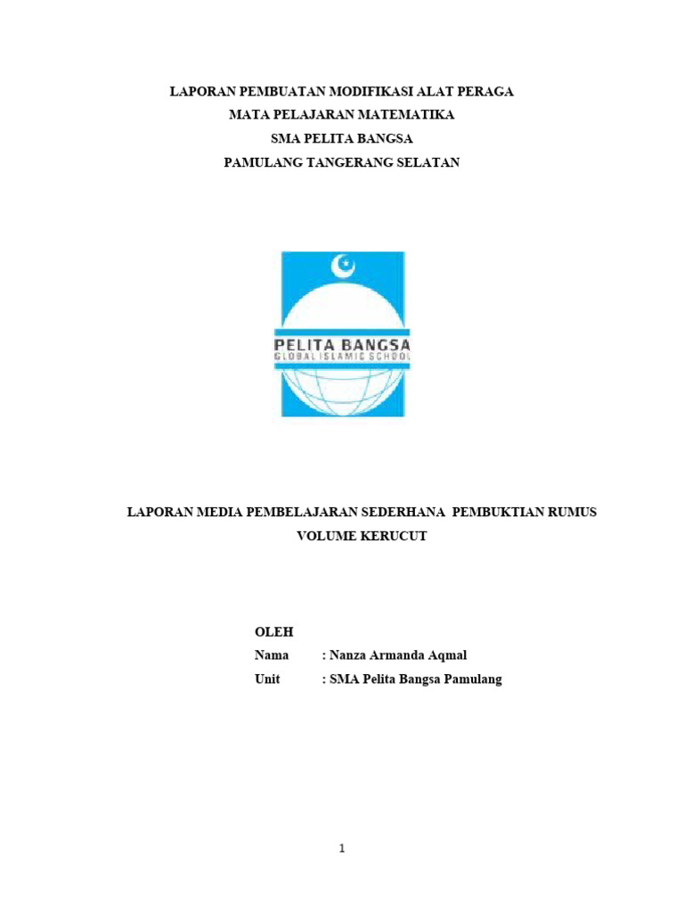 Laporan Uprak MTK Wajib | PDF