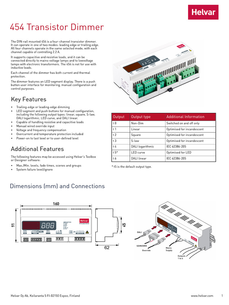 454 Datasheet en | PDF
