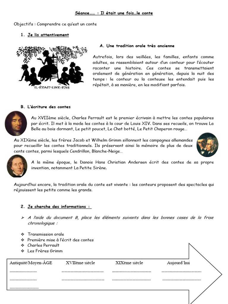 Histoire CONTE 2 | PDF