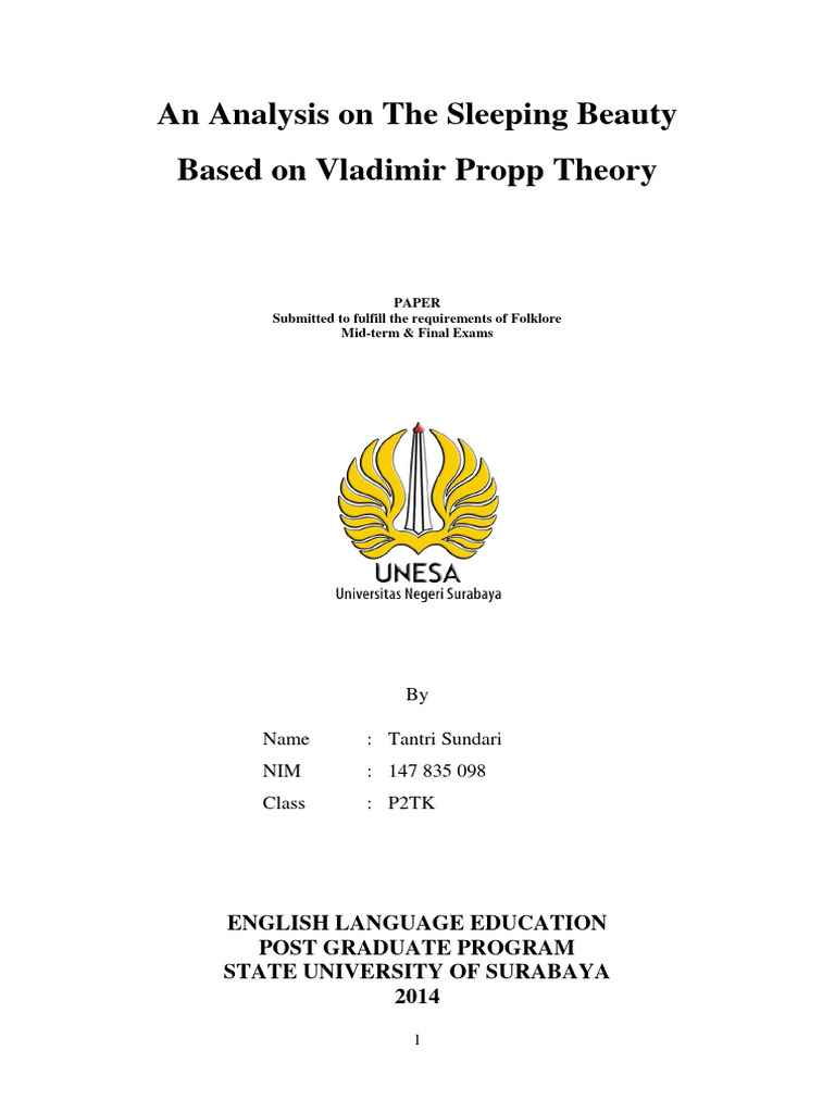 An Analysis On The Sleeping Beauty Based | PDF