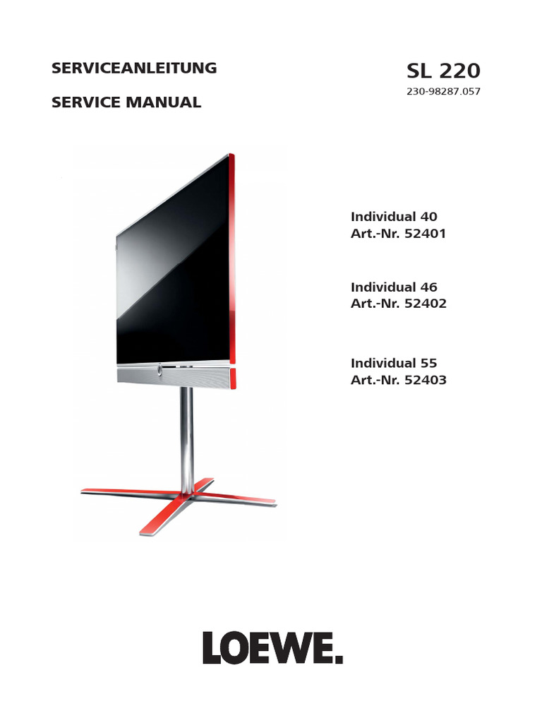 Loewe Individual40!46!55 | PDF