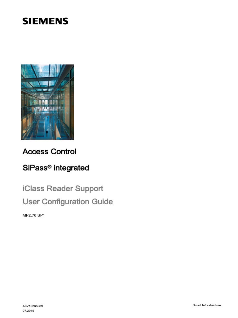 IClass Reader Support User Configuration Guide | PDF