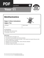 Maths Paper 2 Mock Exam 2025 | PDF | Geometry | Classical Geometry