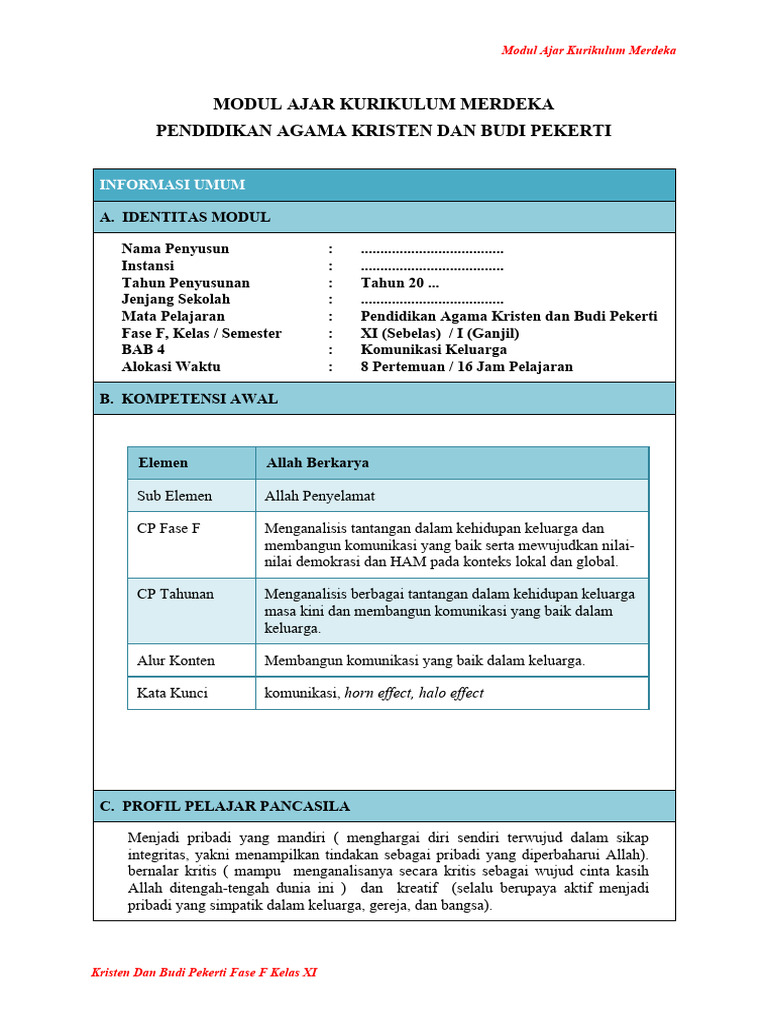 Modul Ajar BAB 4 | PDF | Kajian Bahasa Asing | Kesehatan Holistik
