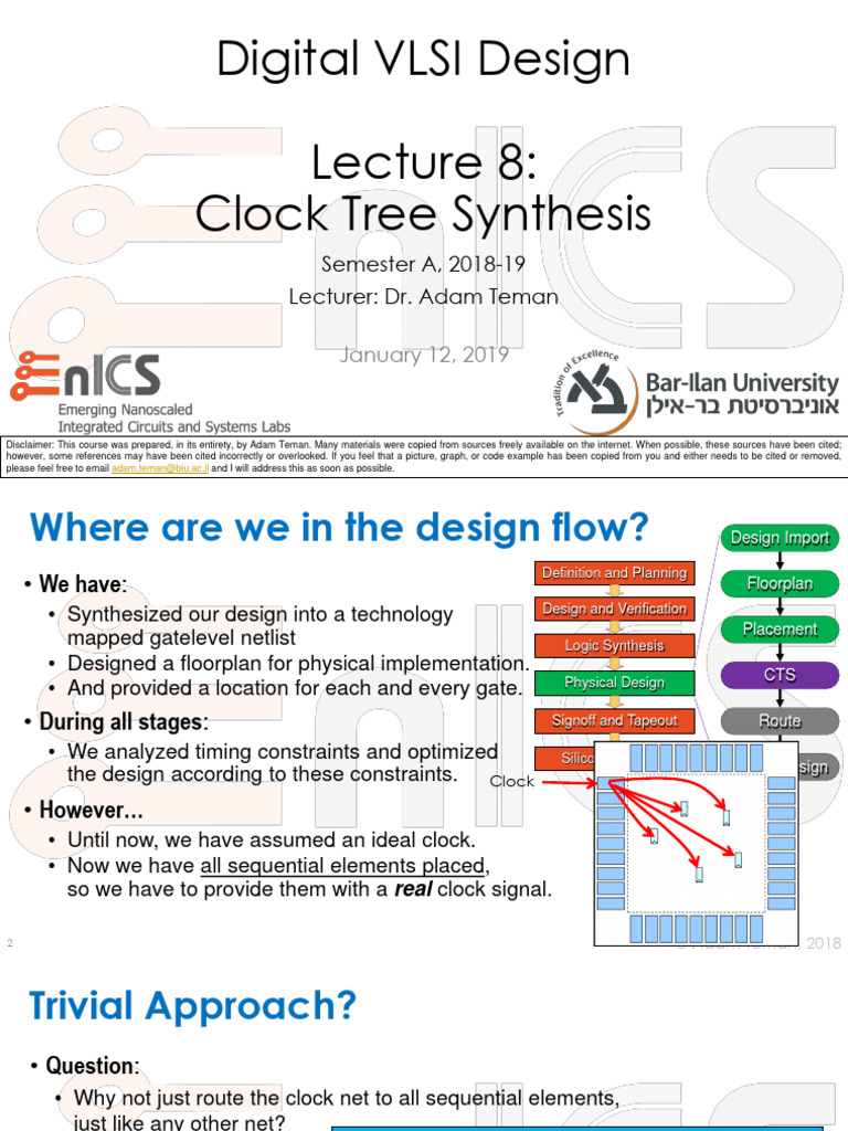 Clock Tree Synthesis (CTS) | PDF