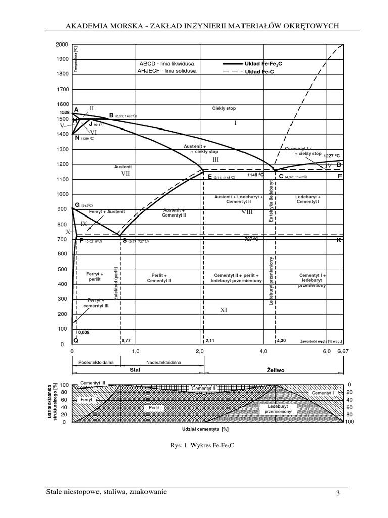 Układ Fe Fe3C | PDF