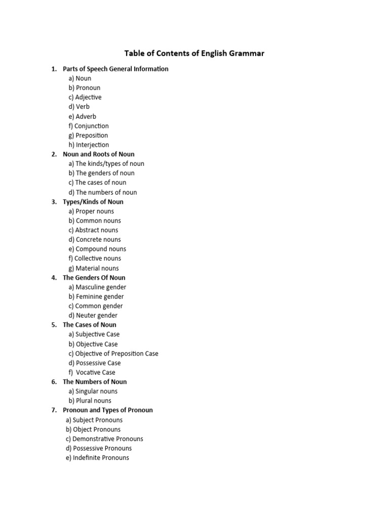 English Grammar Essentials Guide | PDF | Foreign Language Studies ...