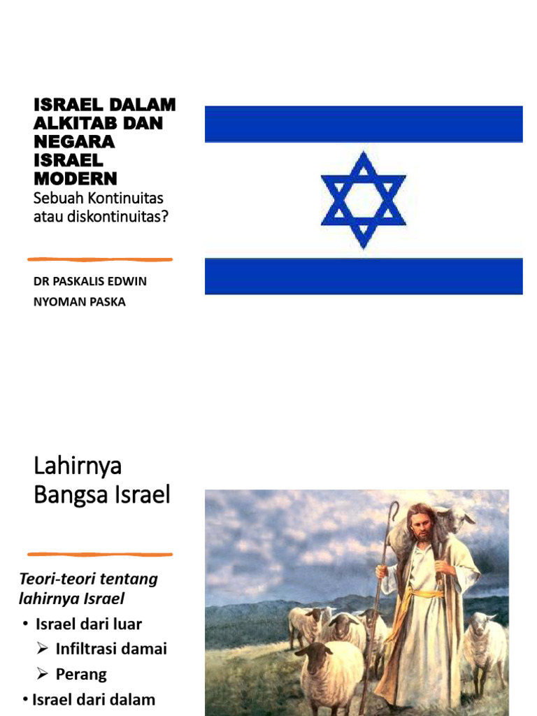 Sejarah Israel dalam Alkitab dan Modern | PDF | Ilmu Sosial | Agama ...