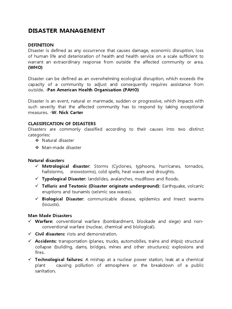 Disaster and Emergency Management | PDF | Natural Disasters | Emergency Management