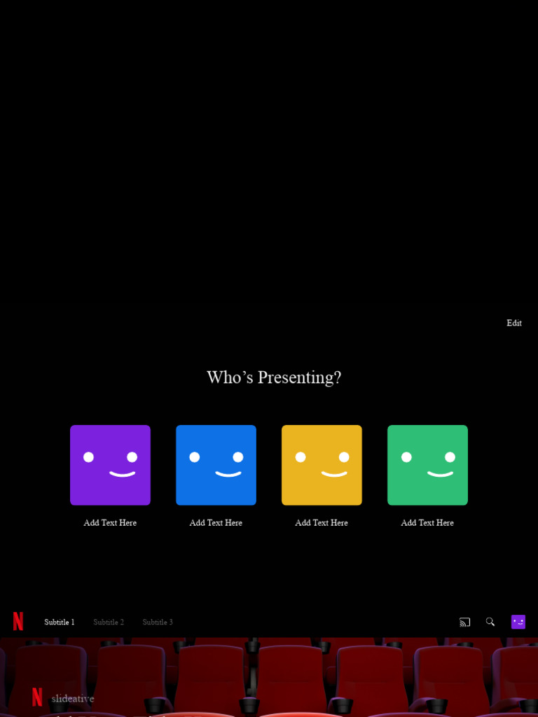 Netflix Inspired PowerPoint by Slideative | PDF | Text | Application ...