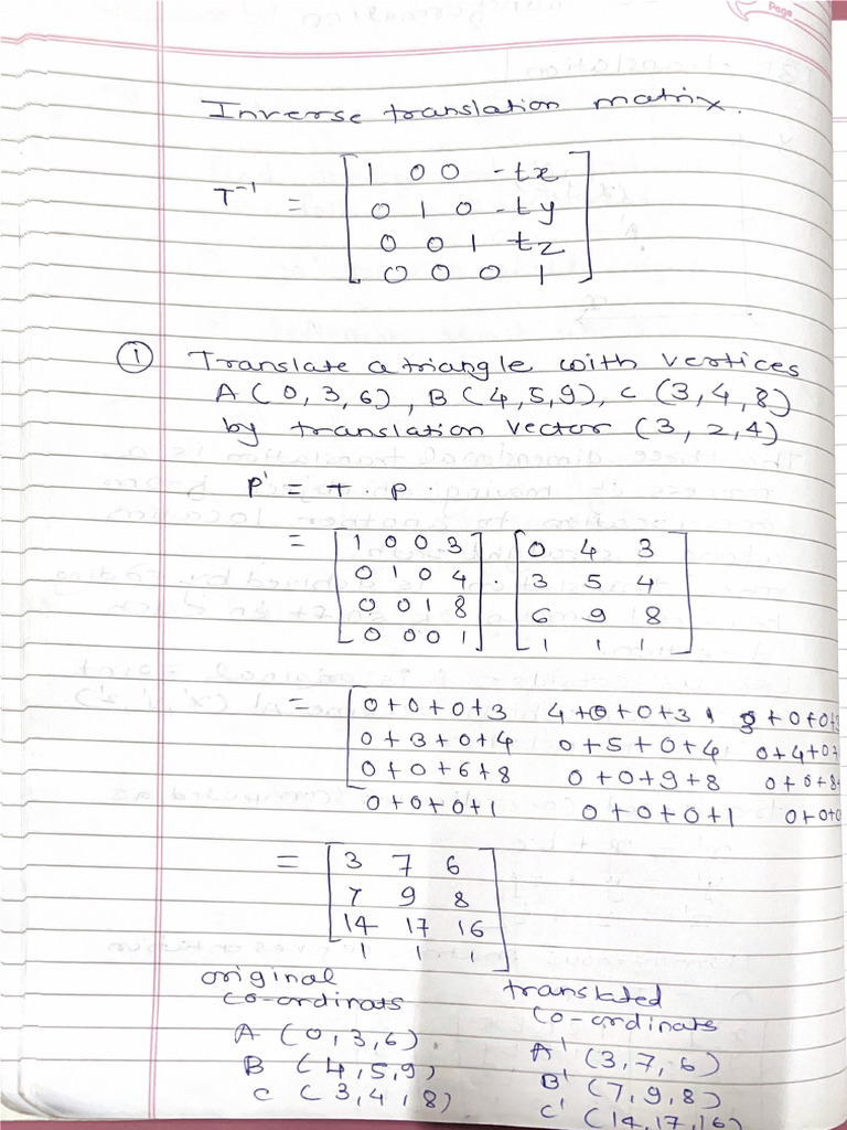 2D ,3D Transformation | PDF