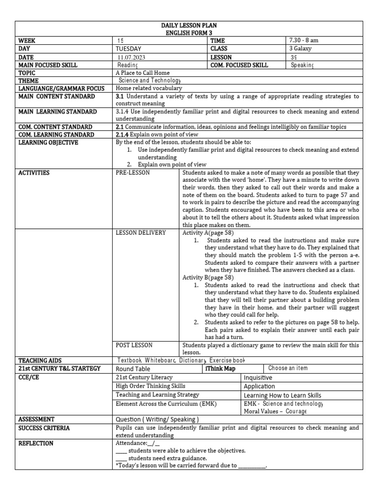 Understanding "A Place to Call Home" | PDF | Lesson Plan | Curriculum