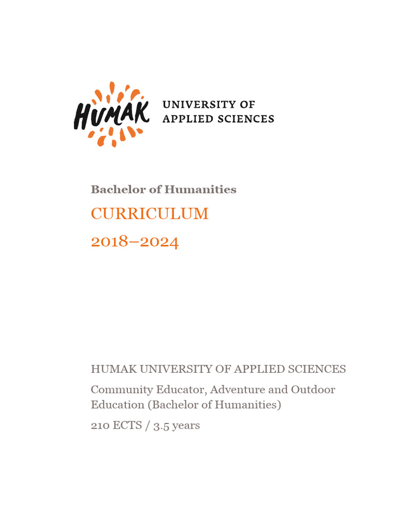 Adventure Education Curriculum | PDF