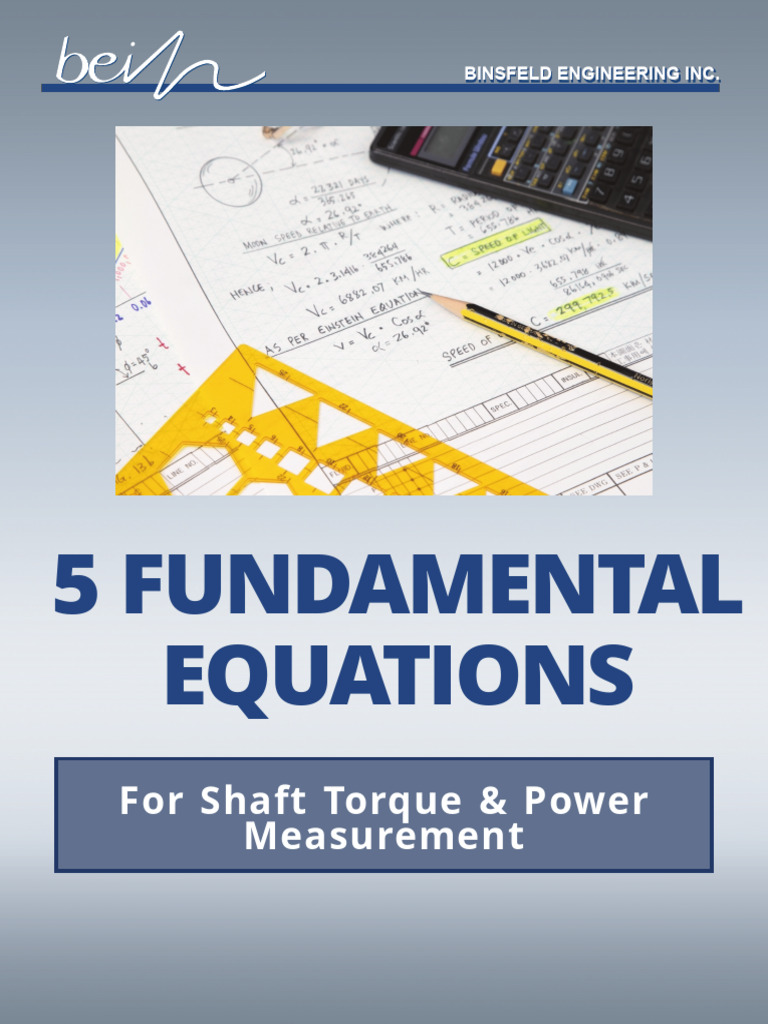 Five Fundamental Equations (GUIDE) | PDF
