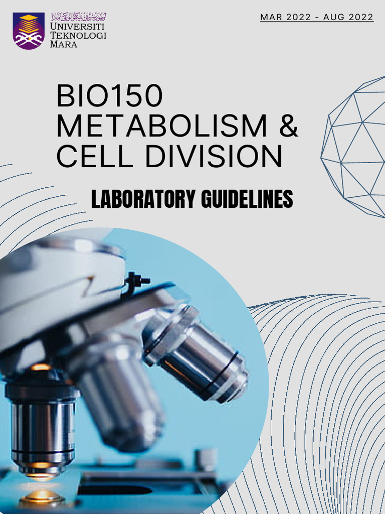 1.0 Bio150 Laboratory Guidelines | PDF | Cellular Respiration | Fermentation