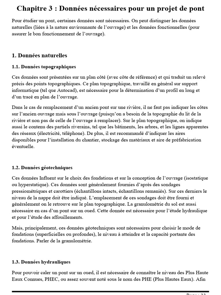 Cours Ouvrage D'art Ch.3 | PDF