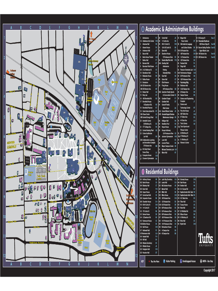 Tufts Campus Map | Download Free PDF | Board Games | Traditional Board ...