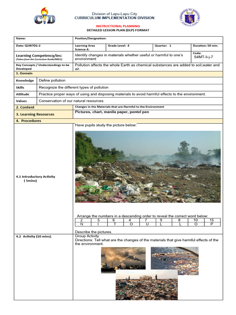 DLP W7 Day 3 4 Obregon | PDF | Learning | Curriculum