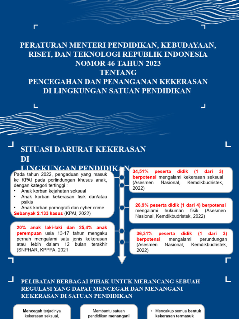 Paparan Permendikbudristek 46 Tahun 2023 PPKSP | PDF