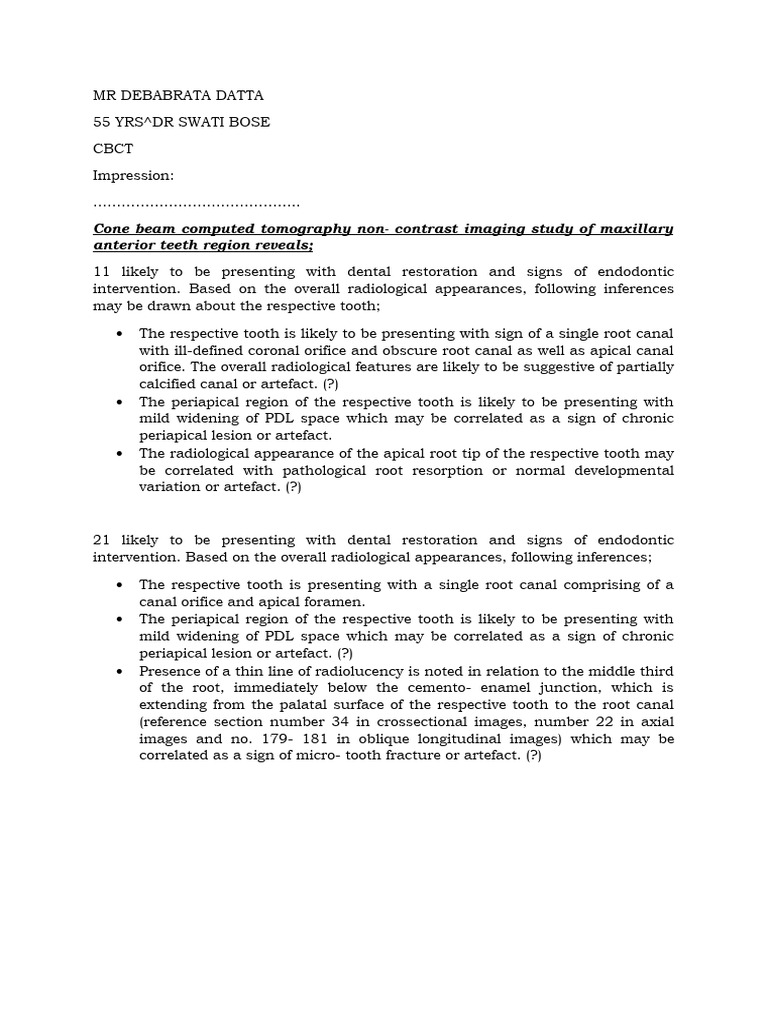 MR DEBABRATA DATTA | PDF | Dental Anatomy | Medical Specialties