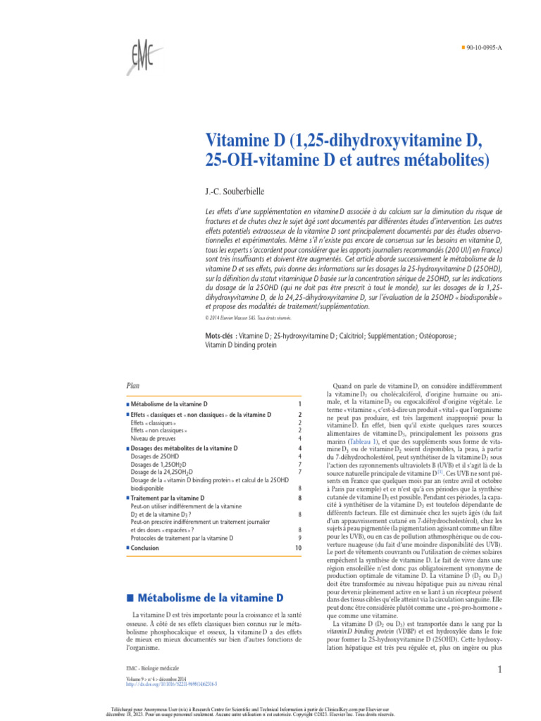 Vitamine D | PDF