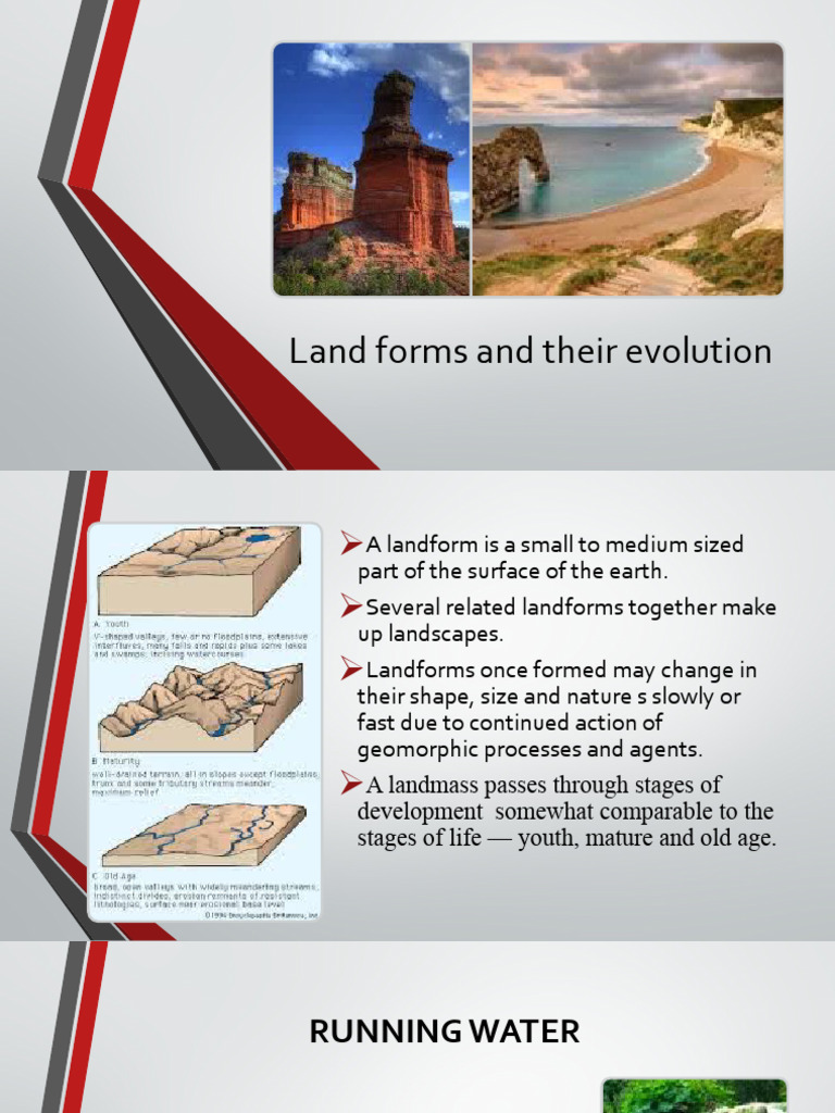XI - Land Forms and Their Evolution | PDF | Glacier | Dune