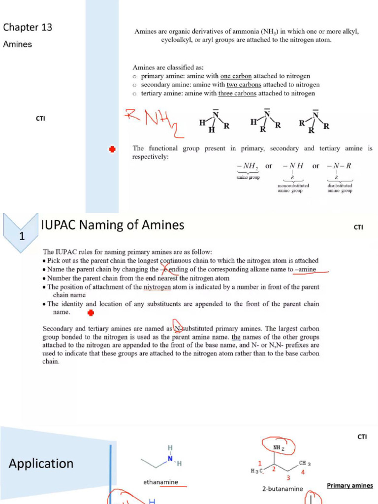 Chap 13 Amines | PDF