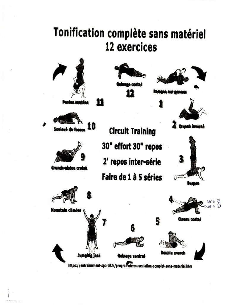 Circuit Training | PDF
