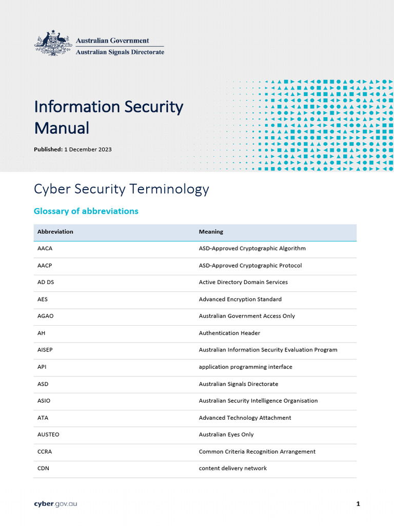 Cyber Security Terminology | PDF