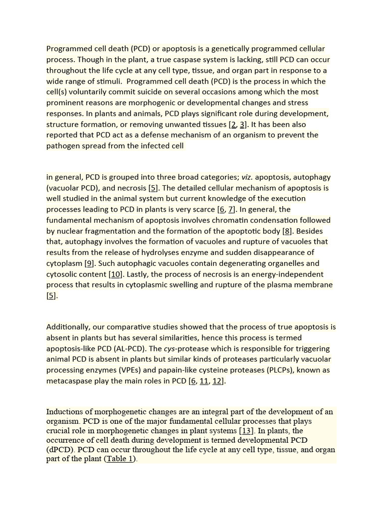 Programmed Cell Death | PDF | Vacuole | Apoptosis