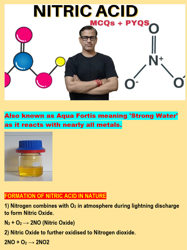 Nitric Acid | PDF | Nitric Acid | Nitrogen