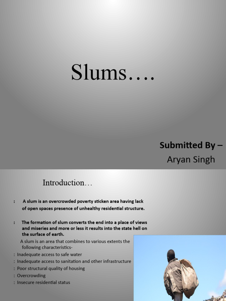 Slum | PDF