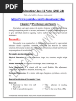 Physical Education Class 12 Chapter 2 Notes | PDF