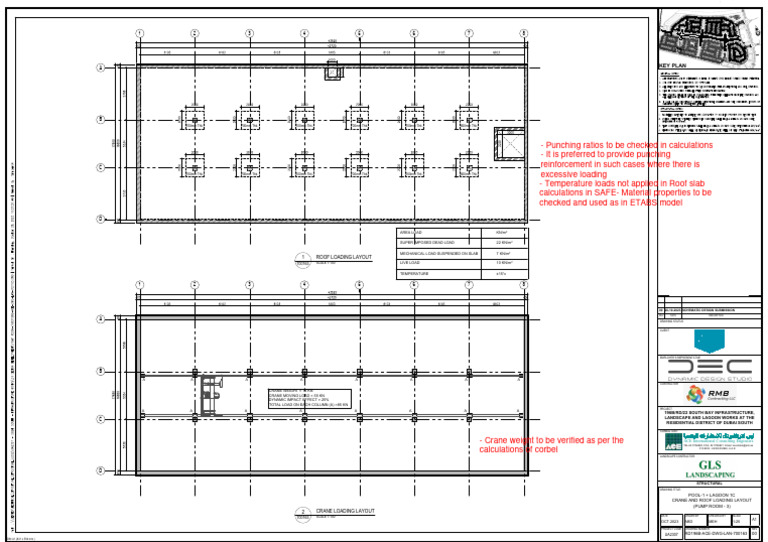 Roof Loading Layout 1: Key Plan | PDF