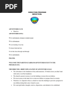 AY Society Sabbath Program Outline | PDF | Christian Movements | Adventism