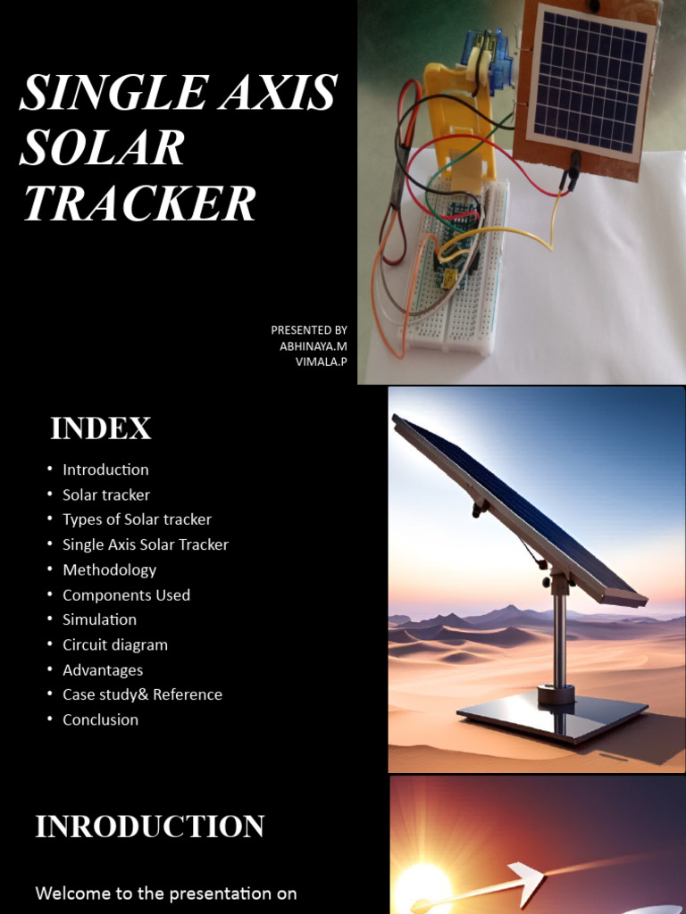 Single Axis Solar Tracker | PDF