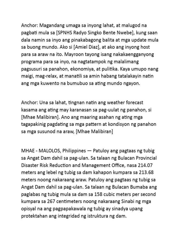 Ap g7 Script 2nd Q | PDF