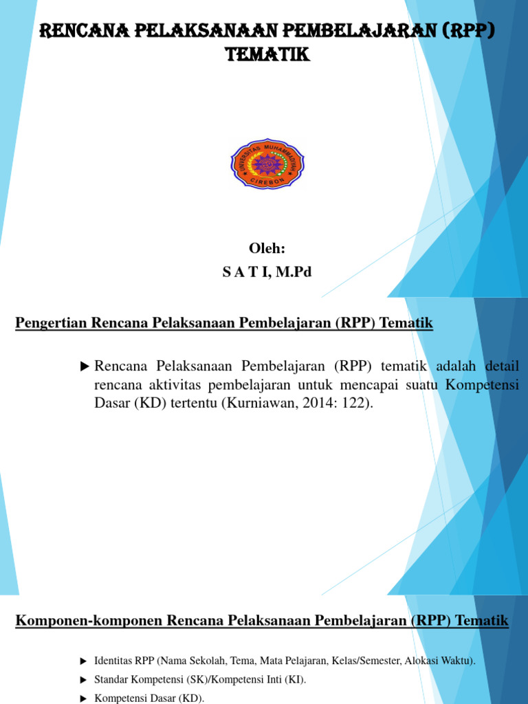 Perangkat Pembelajaran Tematik | PDF | Karier & Perkembangan | Sains & Matematika