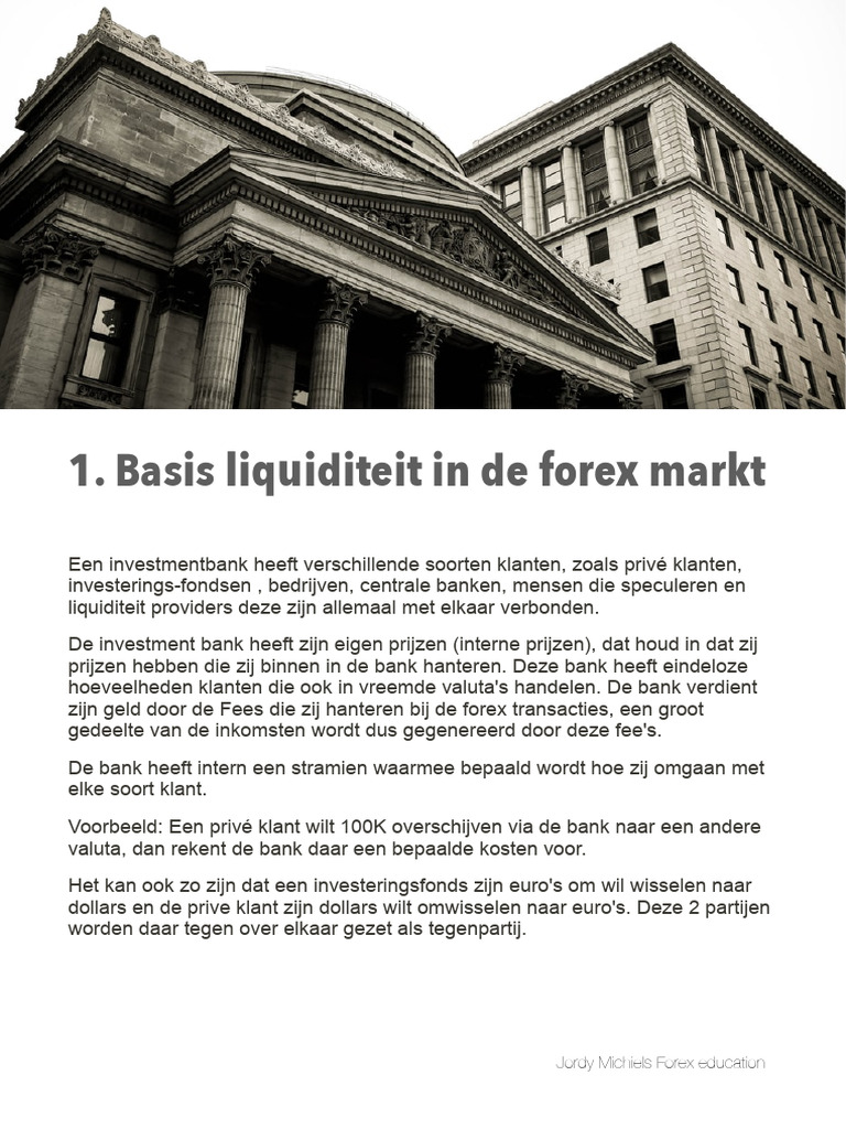 Basis Liquiditeit in de Forex Markt | PDF