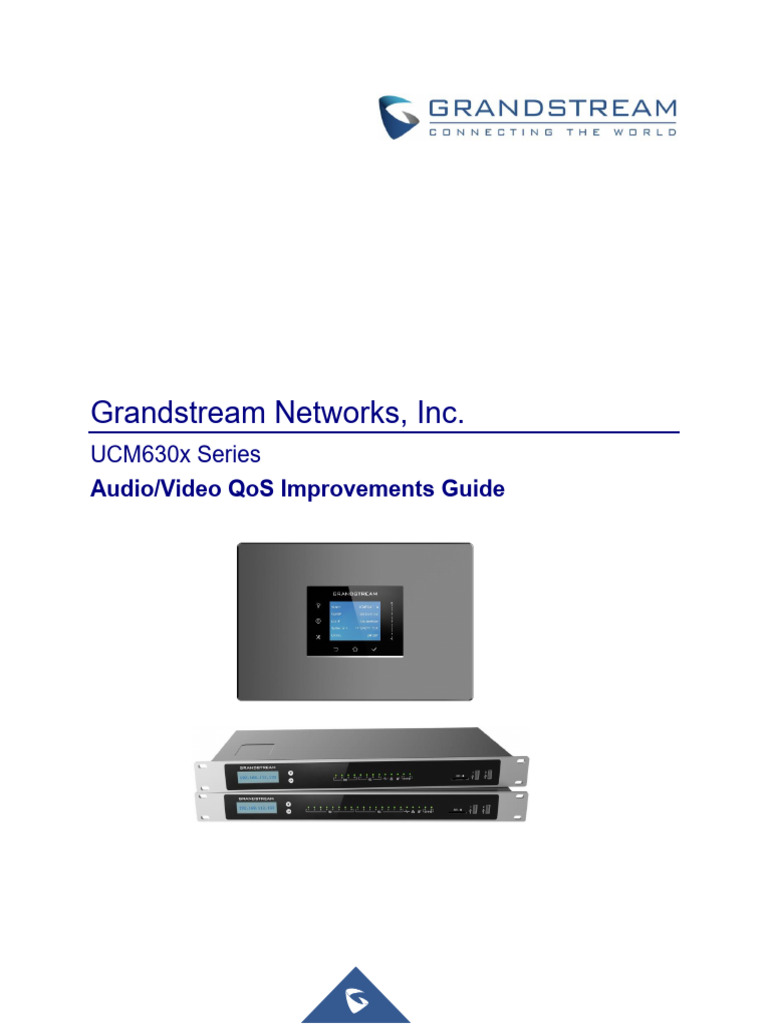 UCM63xx Audio Video QoS Improvements Guide | PDF