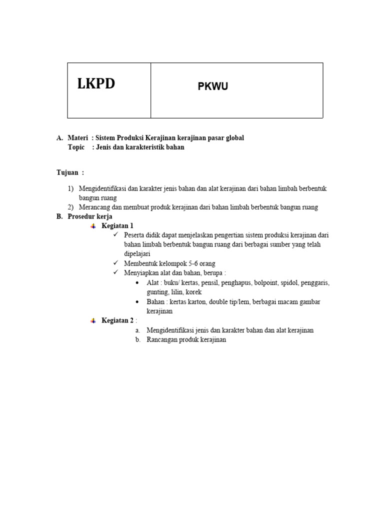 LKPD | PDF