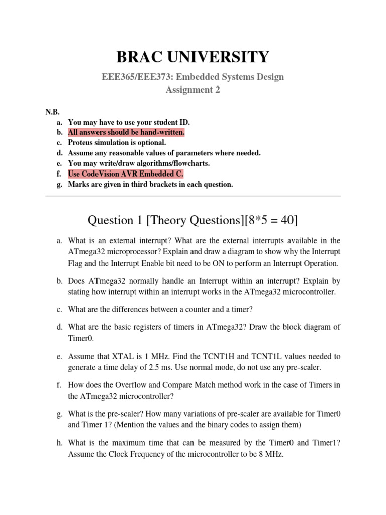 EEE373 - Assignment 2 | PDF