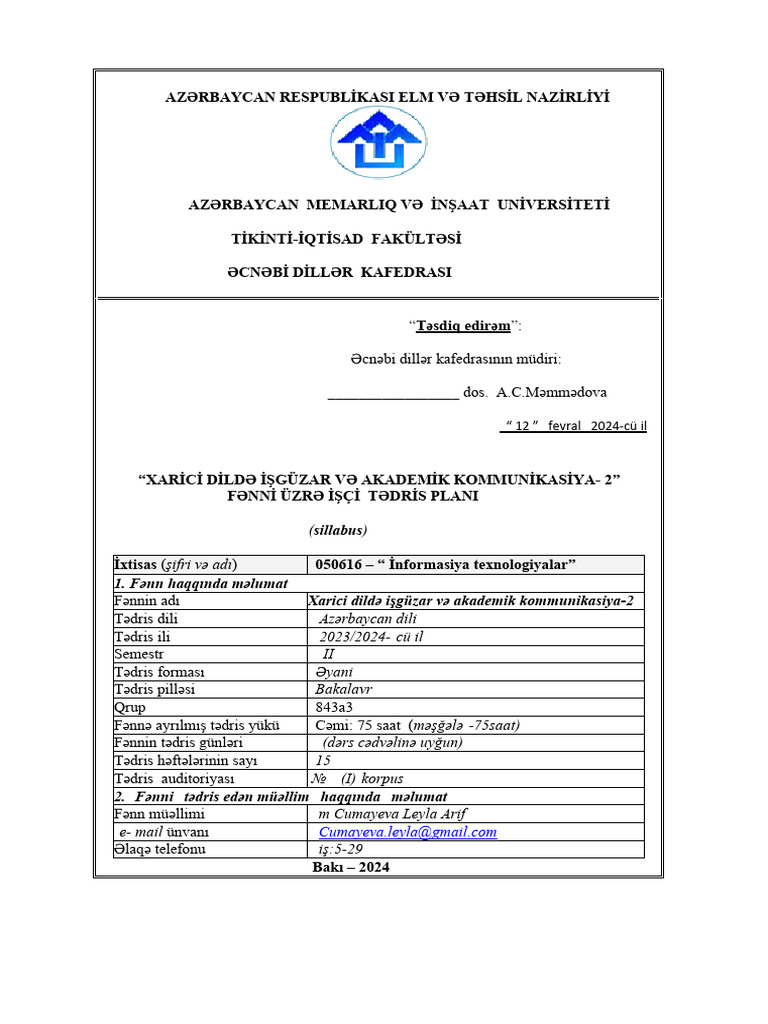 Sillabus-2 843a3 | PDF