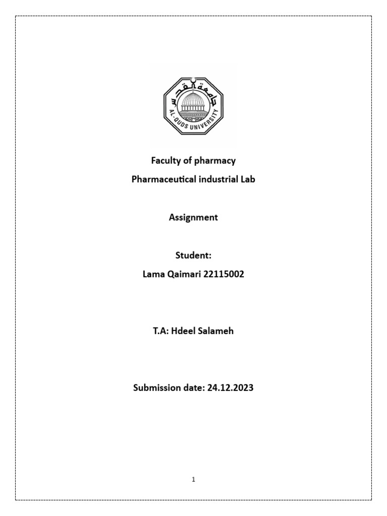 Industrial Assignment | PDF