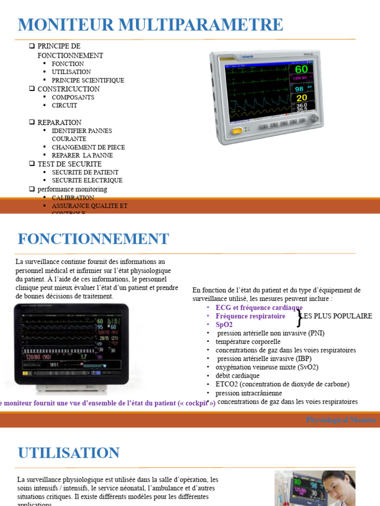 Moniteur Multiparametre | PDF