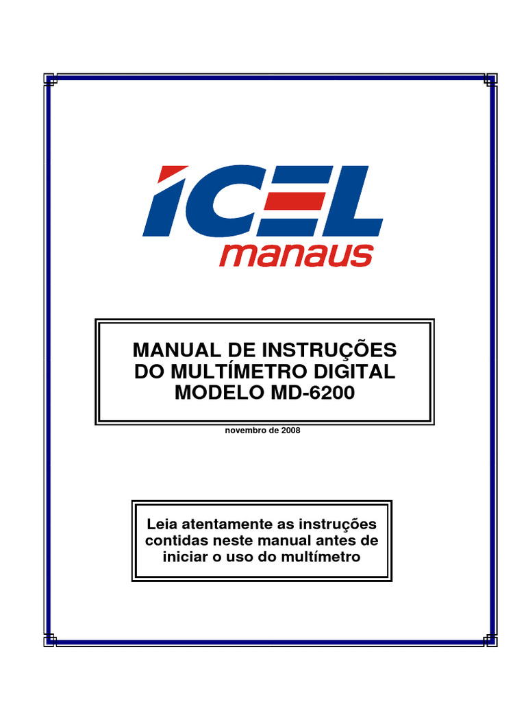 MD-6200 Manual | PDF